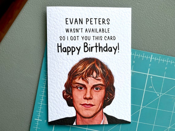 Evan Peters Happy