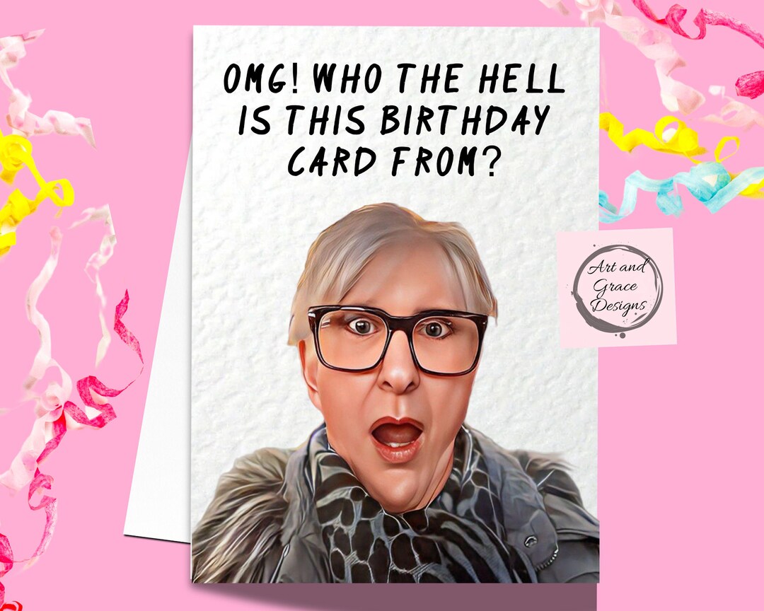 The Traitors Linda Greeting Card - Who the Hell is This Birthday Card ...