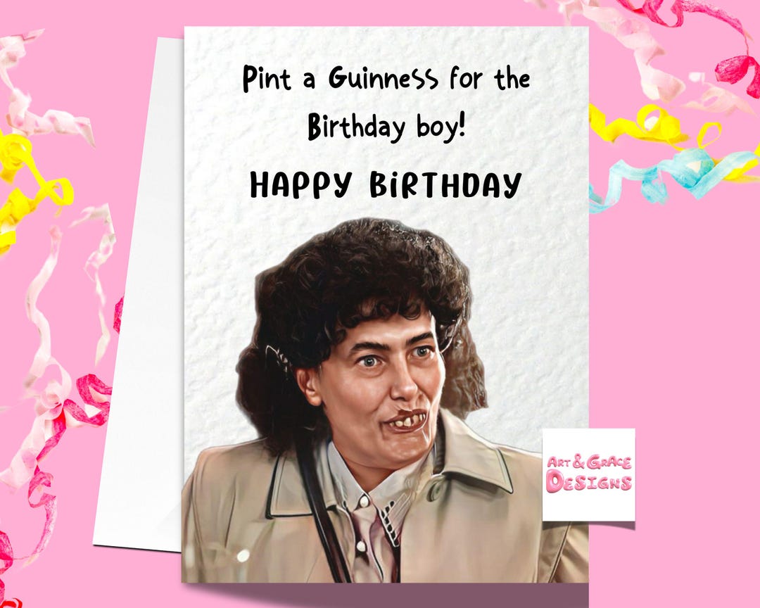 Still Game Greeting Card -edith- Funny TV Show Birthday Card - Etsy