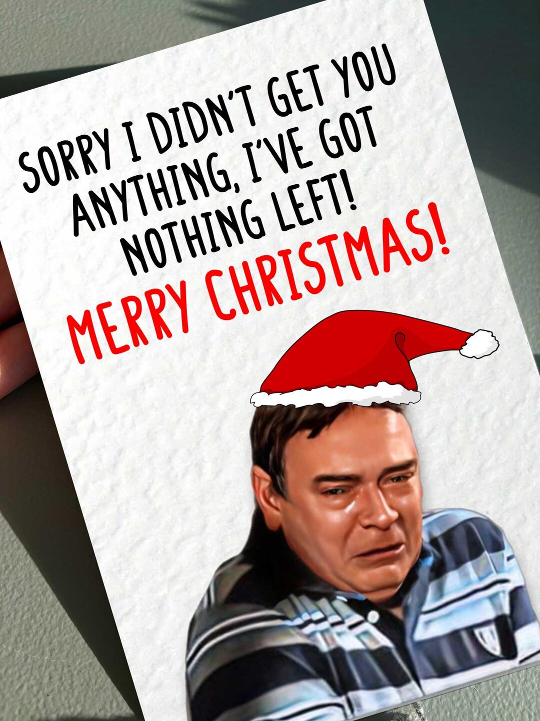 Carte de Noël Ian Beale, carte meme série télé drôle, carte de voeux ...