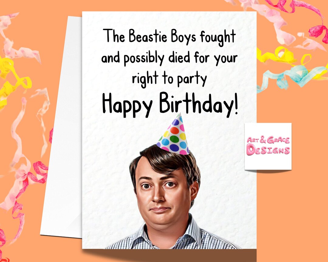 Mark Corrigan Birthday Card: Funny TV Show Greeting Card - Etsy Canada