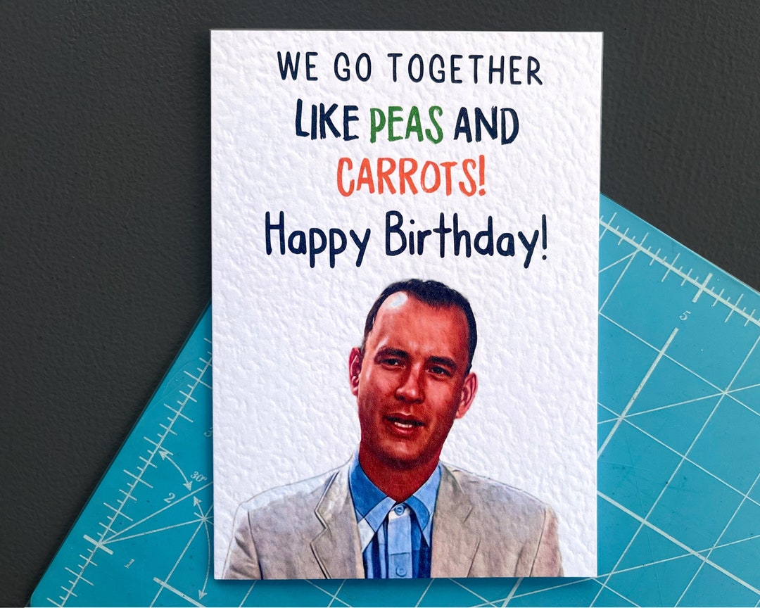 Forrest Gump Greeting Card Tom Hanks Famous Movie Quotes Happy Birthday ...