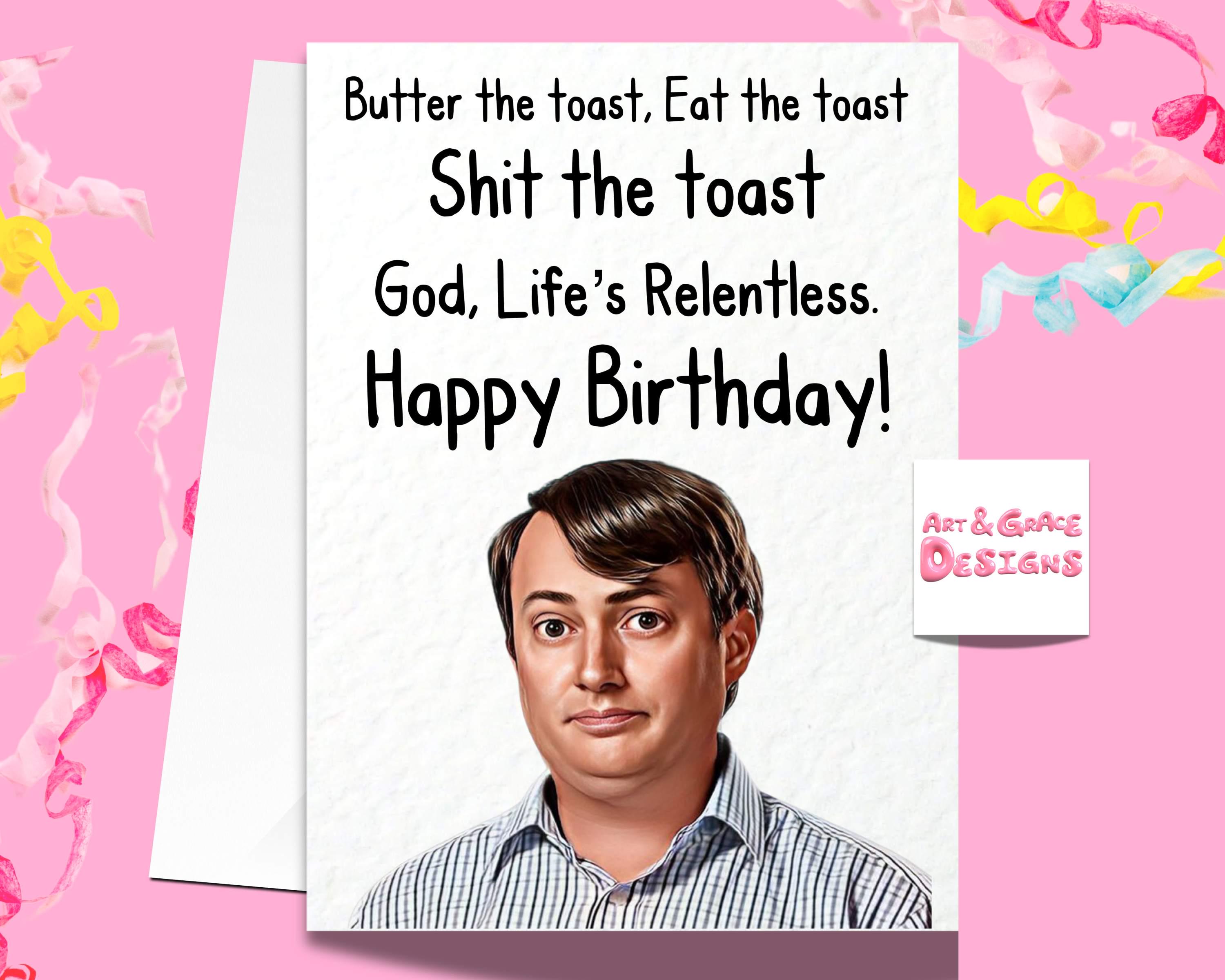 Mark Corrigan Birthday Card: Funny TV Show Greeting - Etsy