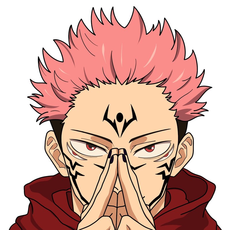 Sukuna Moving Decal Pre-order JJK decal Sukuna car decal | Etsy