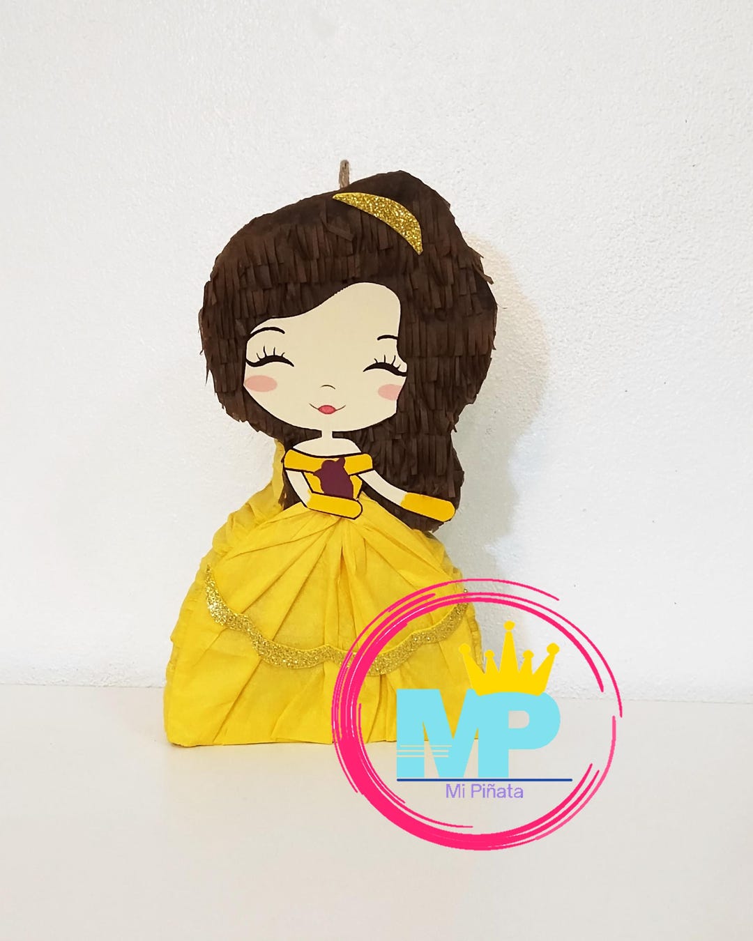 Princess Belle Mini Piñata: Handmade Party Centerpiece, Favors - Etsy