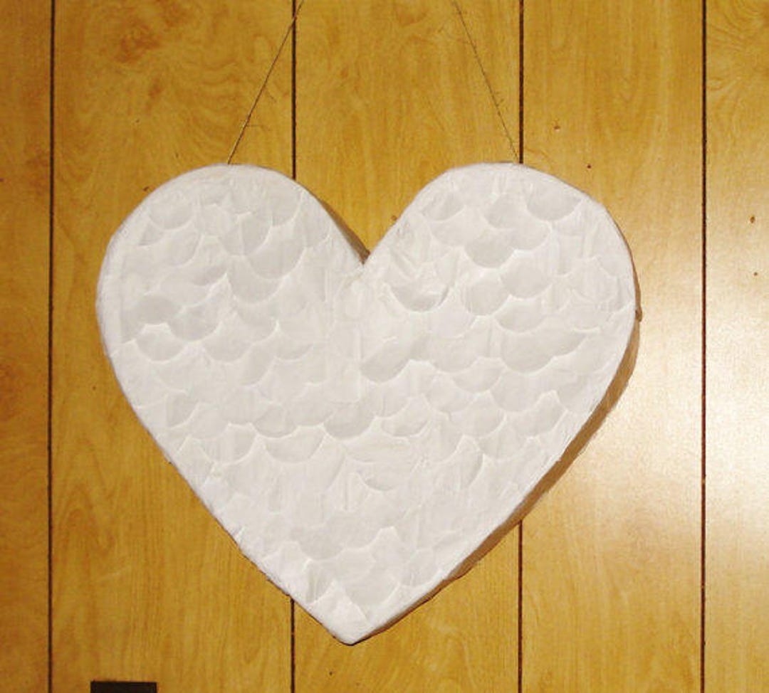 White Heart Pinata. Wedding Pinata. Anniversary Pinata. - Etsy