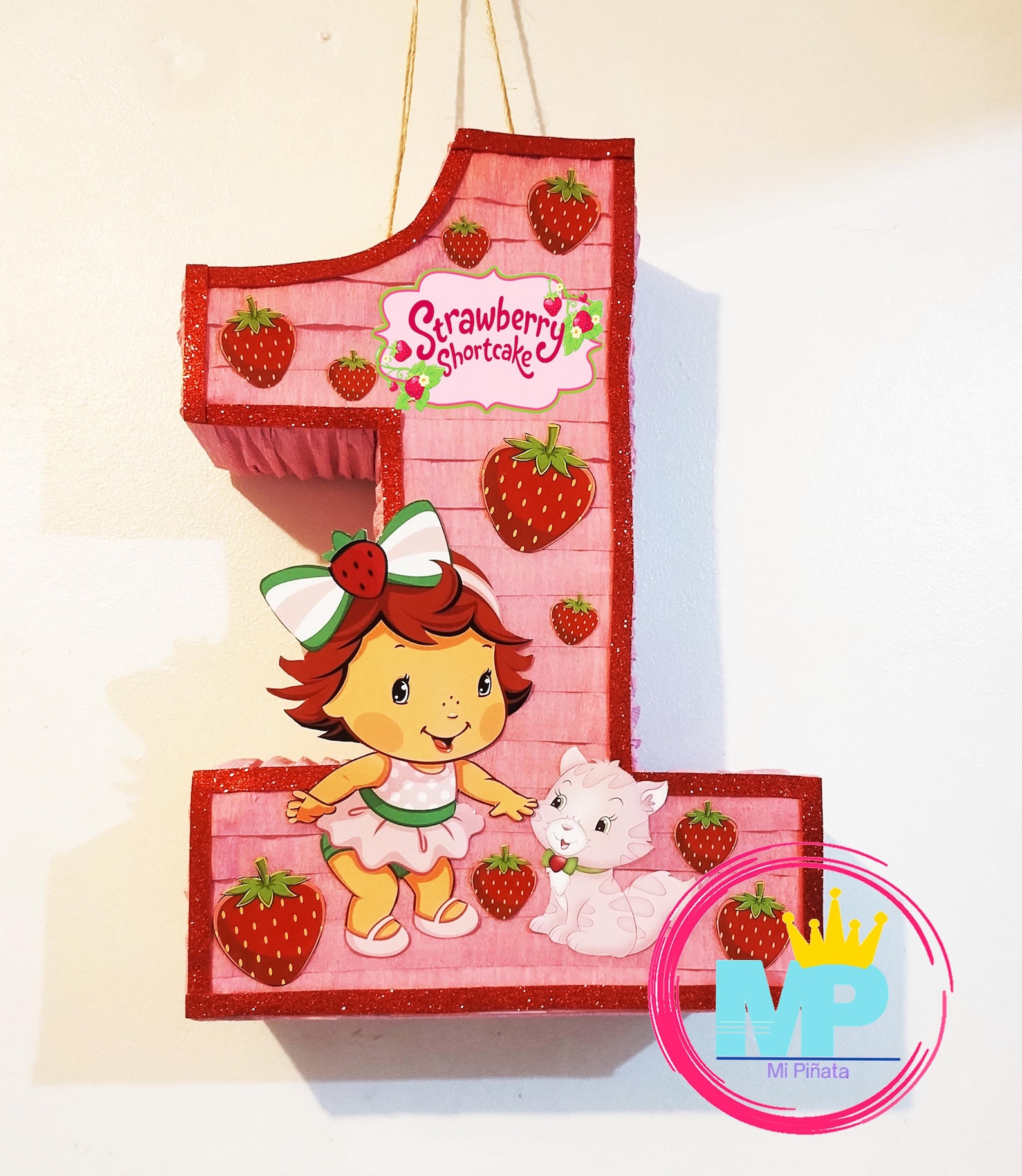 Strawberry Shortcake Baby Piñata - Etsy