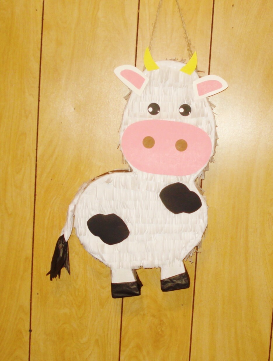 Cow Pinata. Farm Animal Pinata. - Etsy