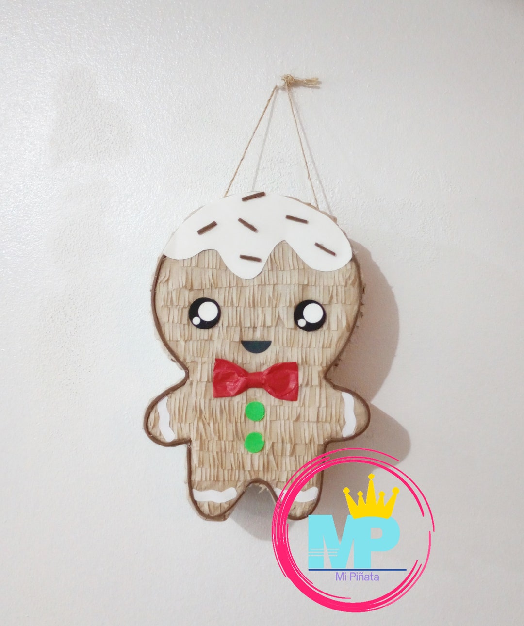 Gingerbread Man Mini Piñatas. Christmas Party Centerpiece. Christmas ...