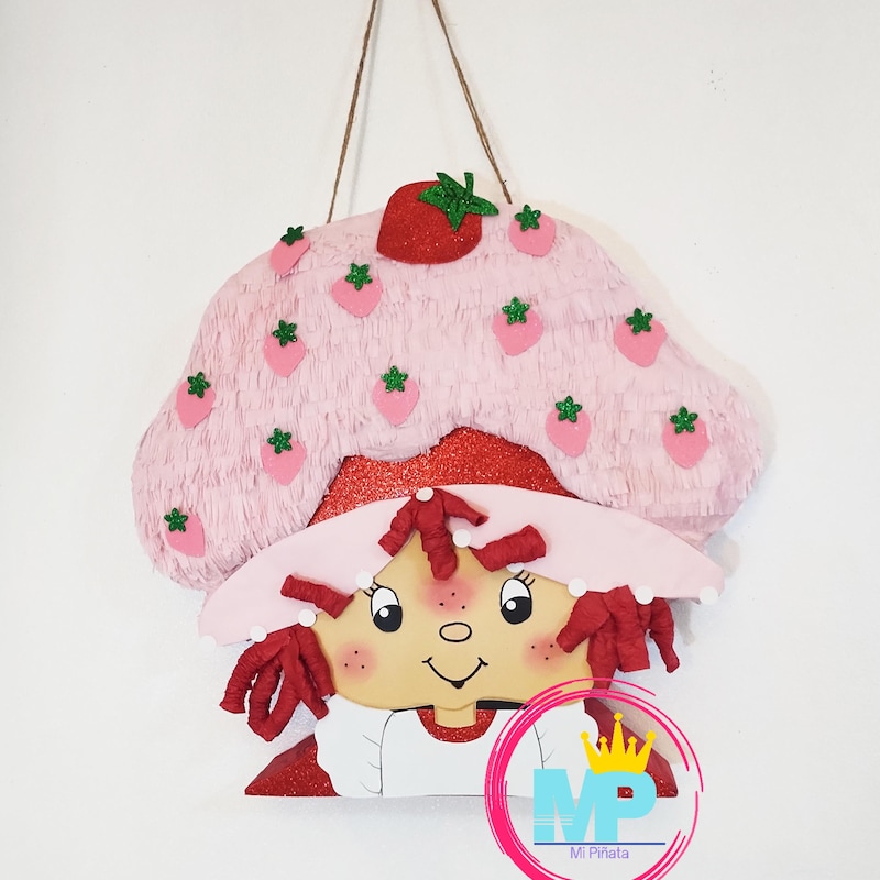 Strawberry Shortcake Pinata - Etsy