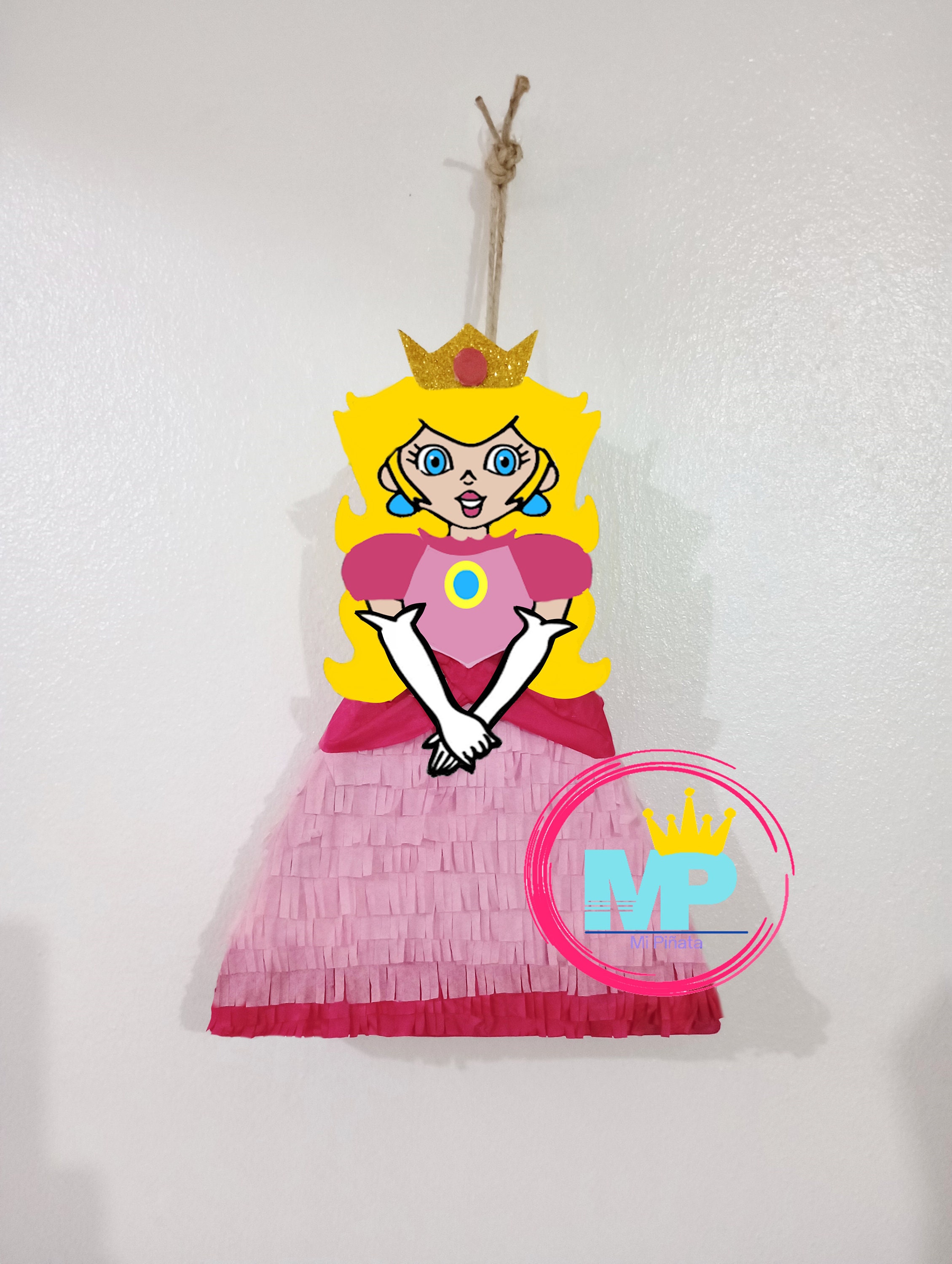 Princess Peach Mini Piñatas. Princess Peach Party Centerpiece. Princess ...