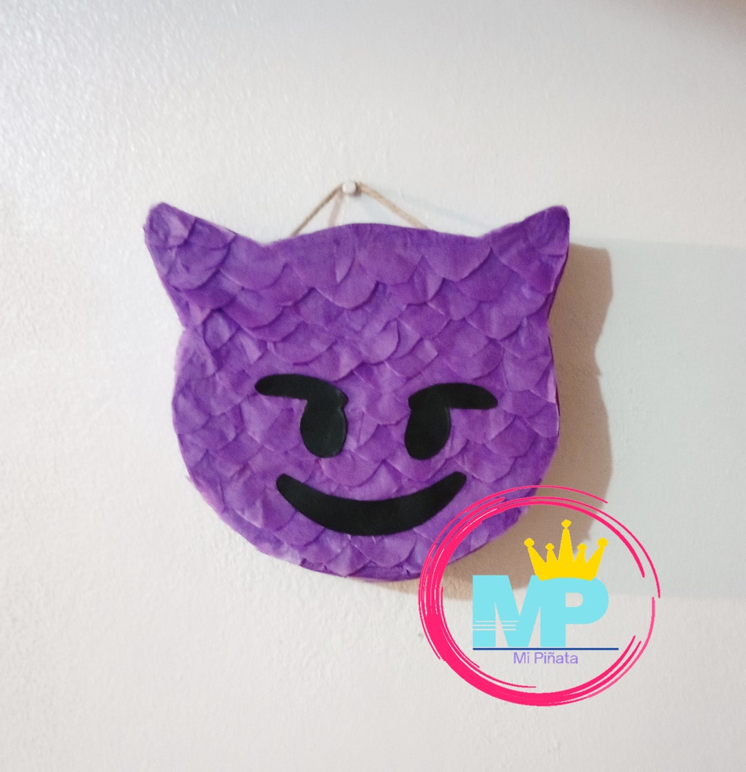 Devil Emoticon Mini Piñatas. Valentine's Day Mini Pinata. Party Favors ...