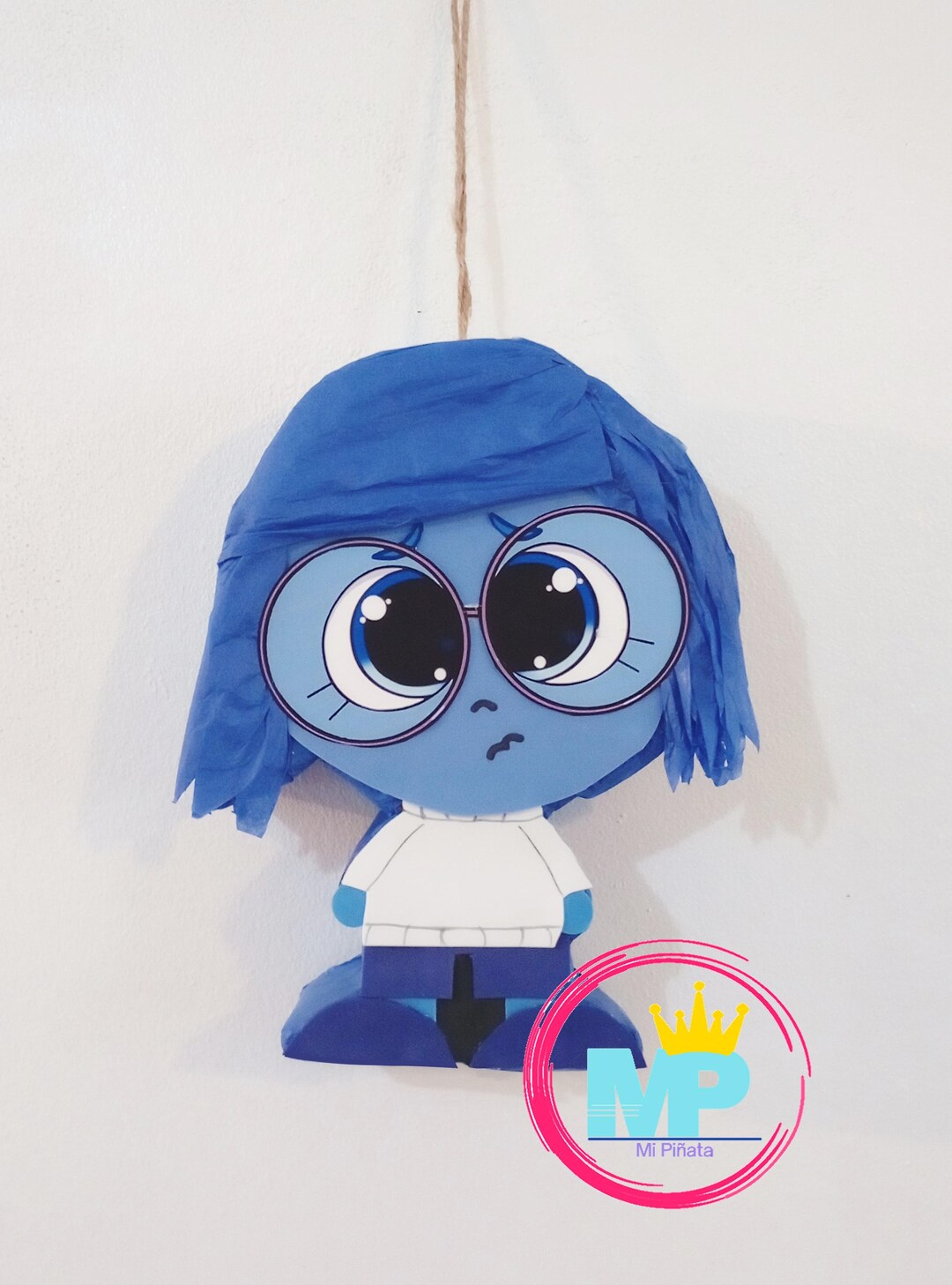 Sadness Mini Piñata: Inside Out Party Decoration - Etsy