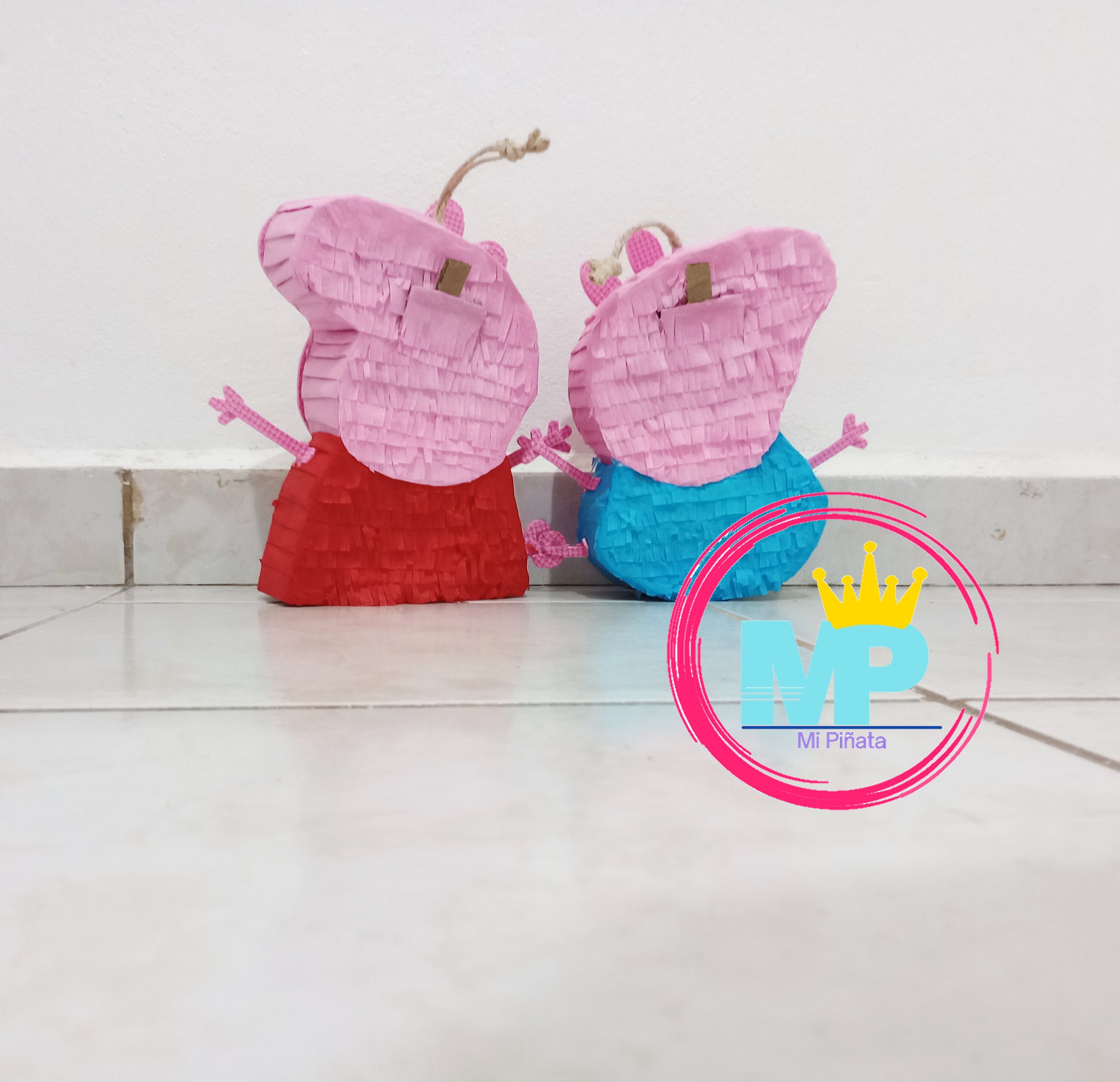 Peppa Pig Mini Piñatas. Peppa Pig Party Centerpiece. Peppa Pig Party ...