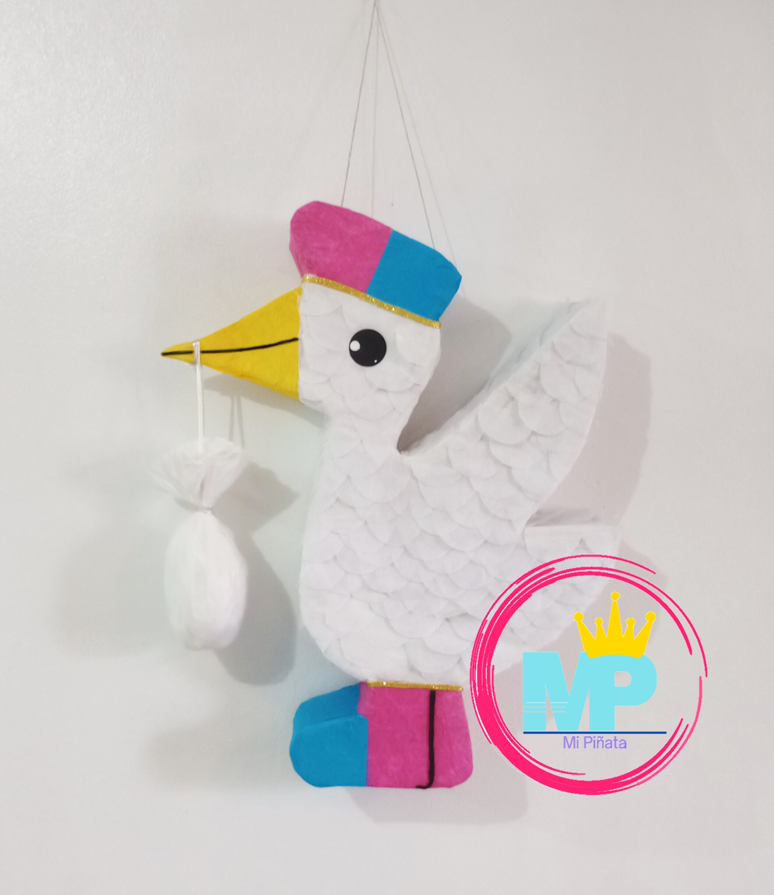 Stork Pinata. Large 25 . Gender Reveal Pinata. - Etsy