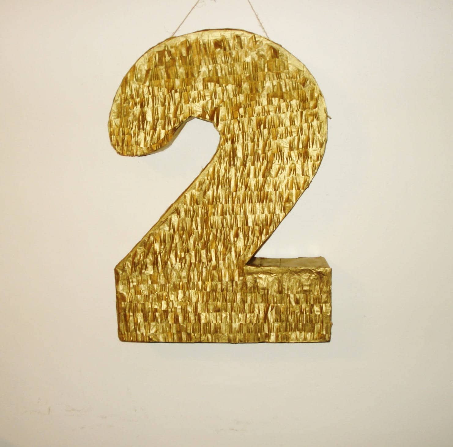 GOLD NUMBER PINATA. Large Pinatas. - Etsy
