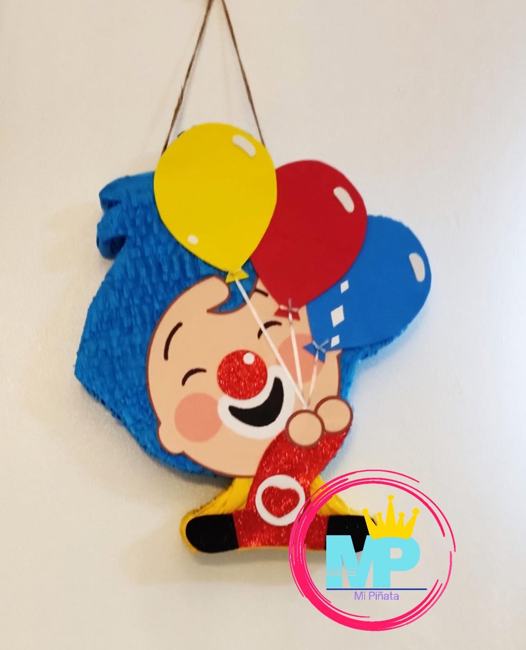Payaso Plim Plim. 24" Large Pinata - Etsy