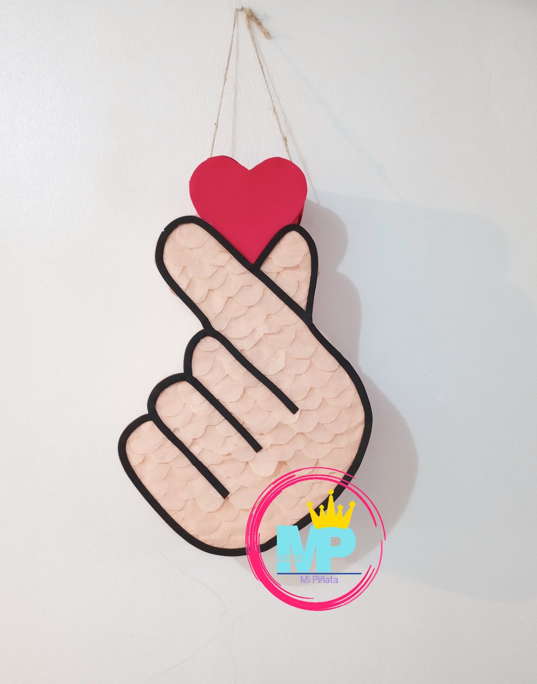 Korean Heart Hand Symbol Pinata. K-pop Fans Pinata. Valentine's Day ...