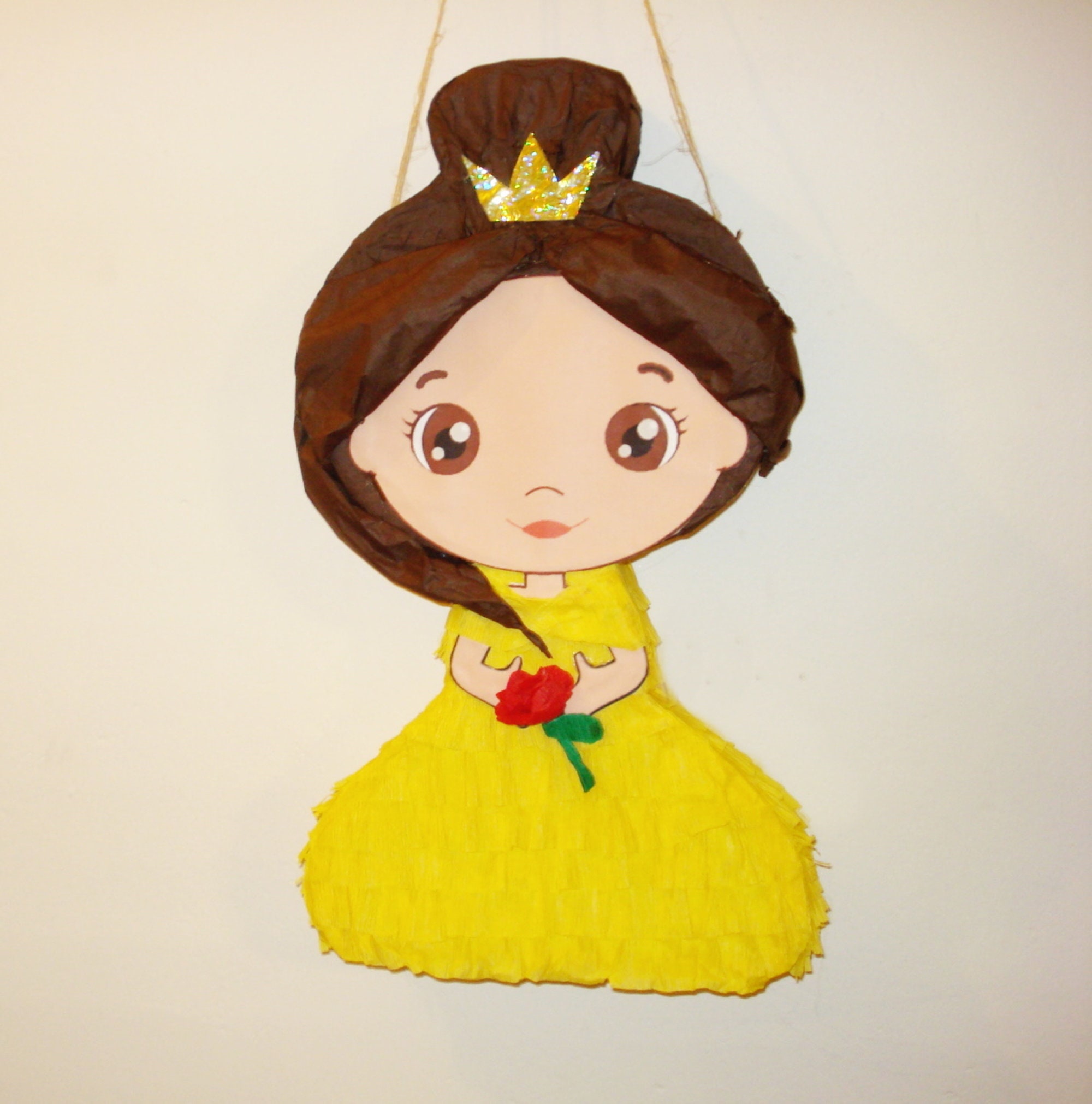 Princess Belle Pinata. Beauty and the Beast Theme Party - Etsy