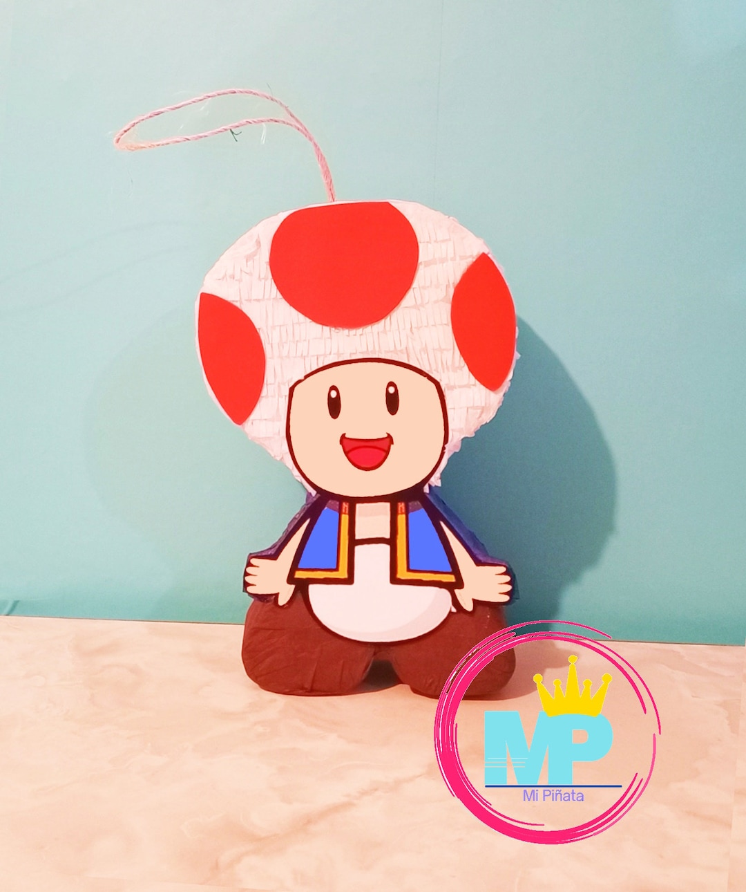 Toad Mini Piñatas. Mario Bros Party Centerpiece. Mario Bros Party ...