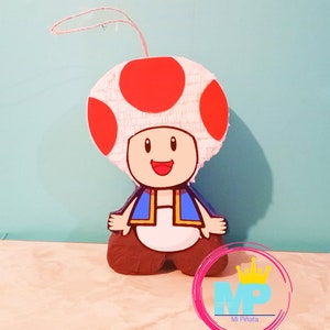 Toad Mini Piñatas. Mario Bros Party Centerpiece. Mario Bros Party ...