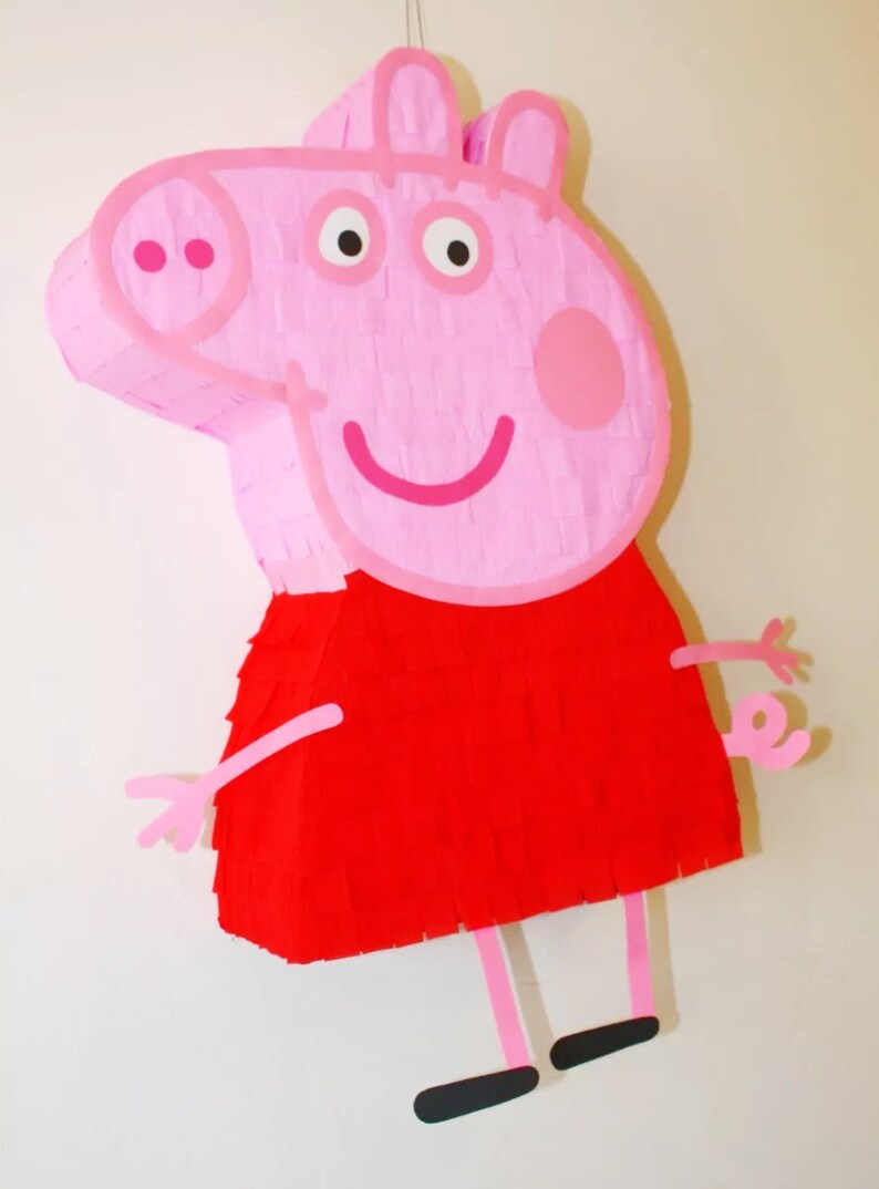 Peppa Pig Pinata - Etsy