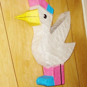 Stork Piñata. Blue or Pink. Baby Shower Pinata - Etsy
