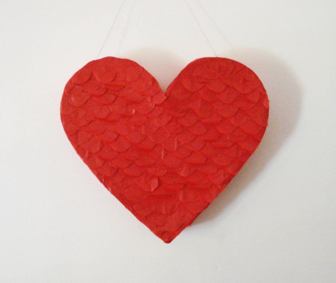 Red Heart Pinata. Wedding Pinata. Anniversary Pinata. Valentine's Day ...