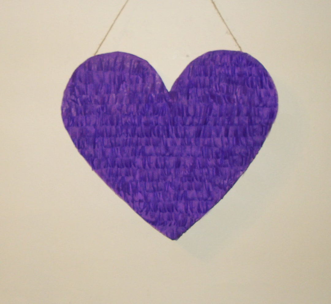 Purple Heart Pinata. Wedding Pinata. Anniversary Pinata. Valentine's ...