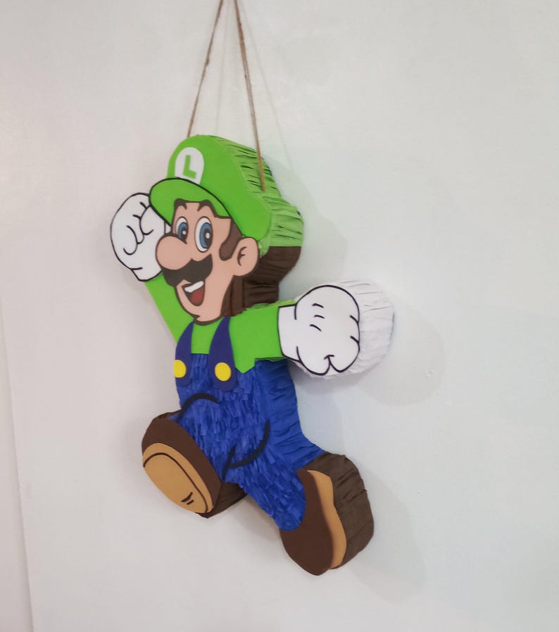 Luigi. Super Mario Bros Pinata. - Etsy