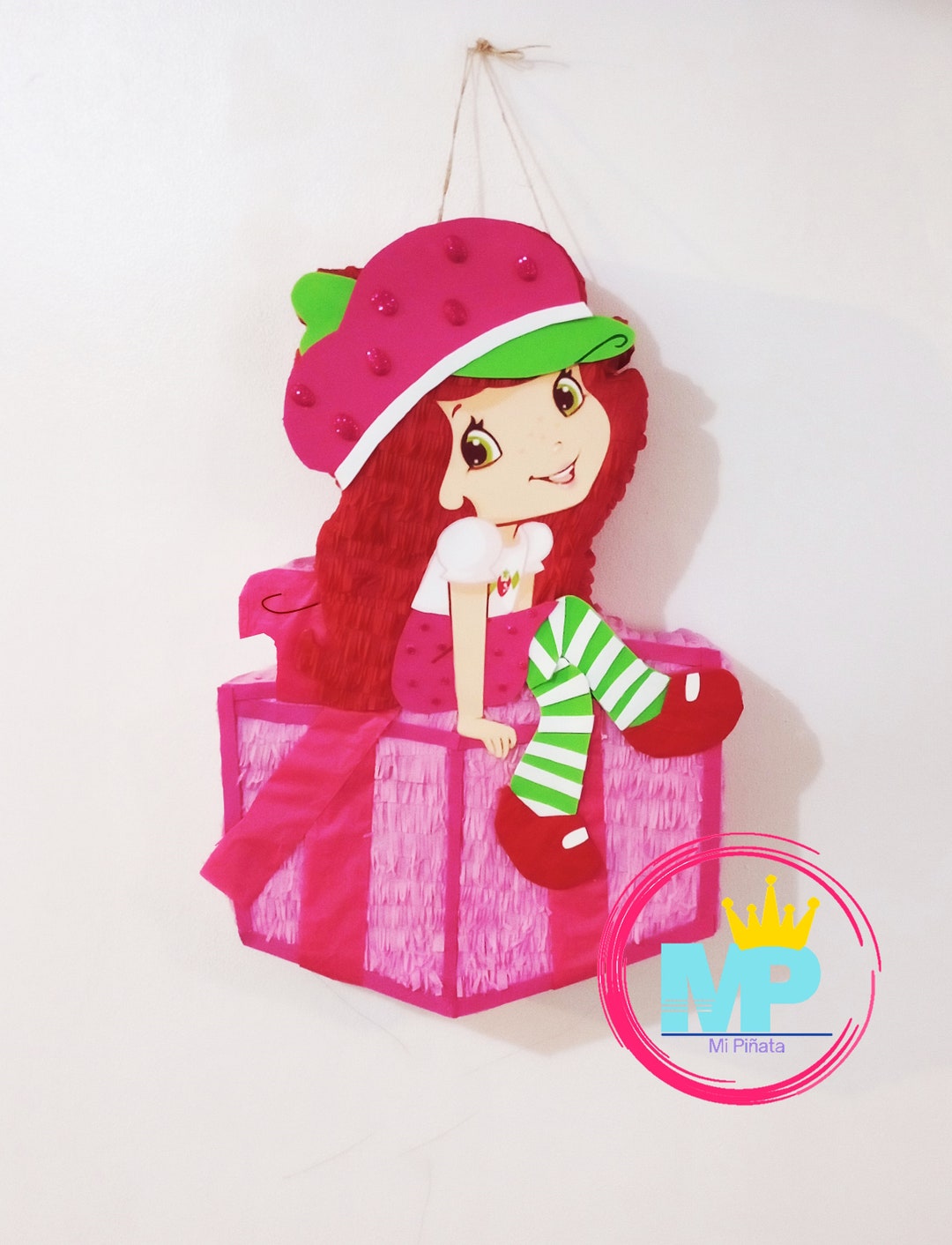 Strawberry Shortcake Pinata. 25" Large Pinata - Etsy
