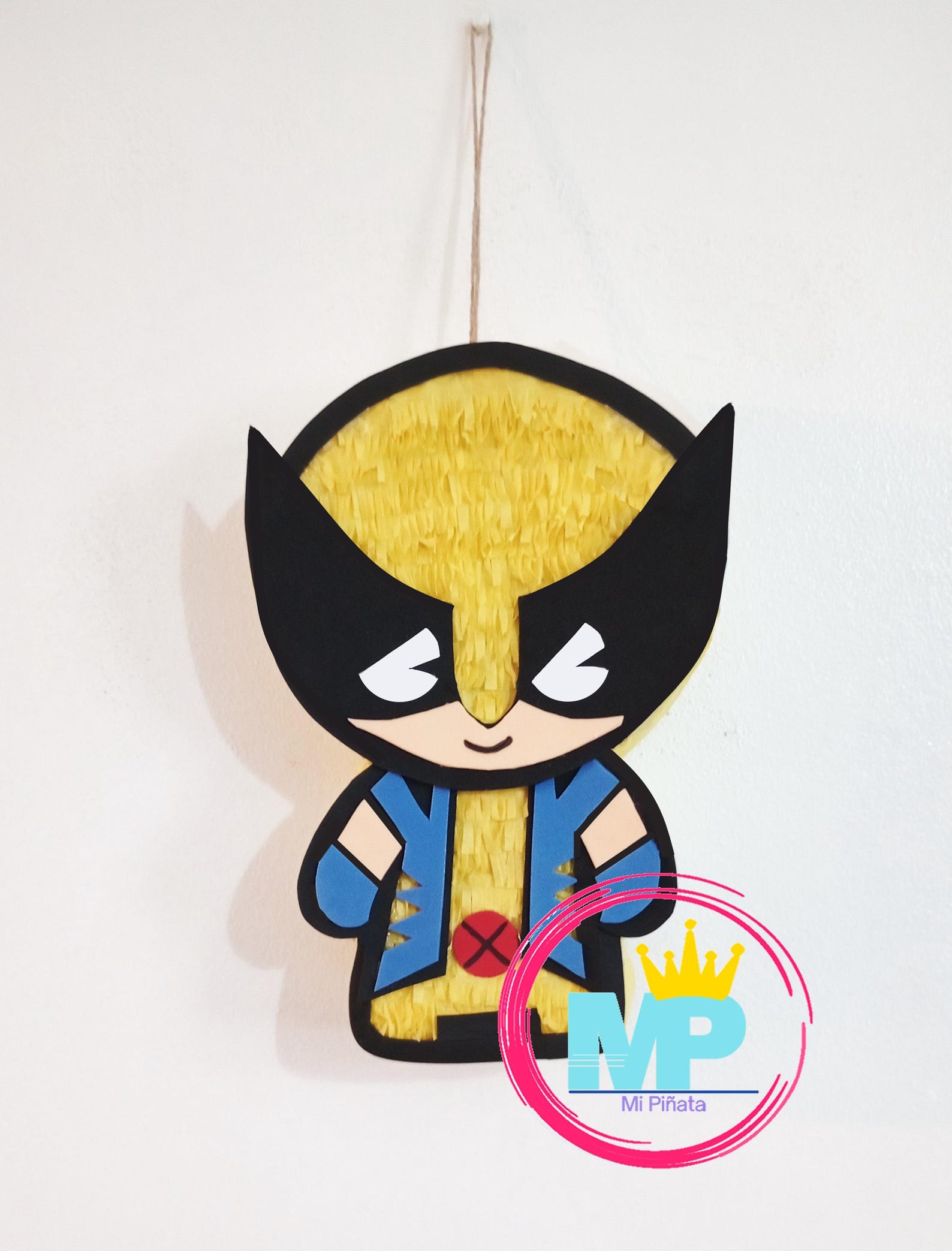 Wolverine Mini Piñata. Wolverine Party Centerpiece. Wolverine Party ...
