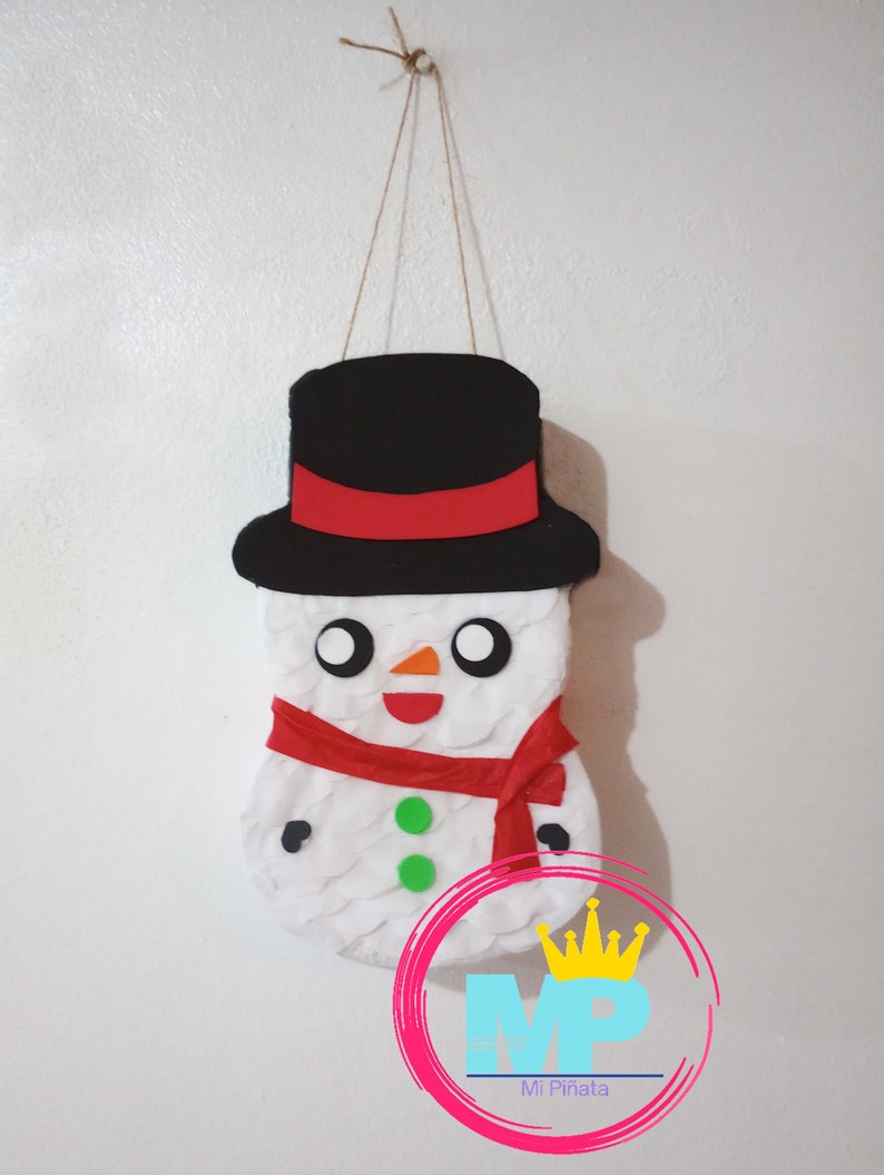 Snowman Mini Piñatas. Christmas Party Centerpiece. Christmas - Etsy