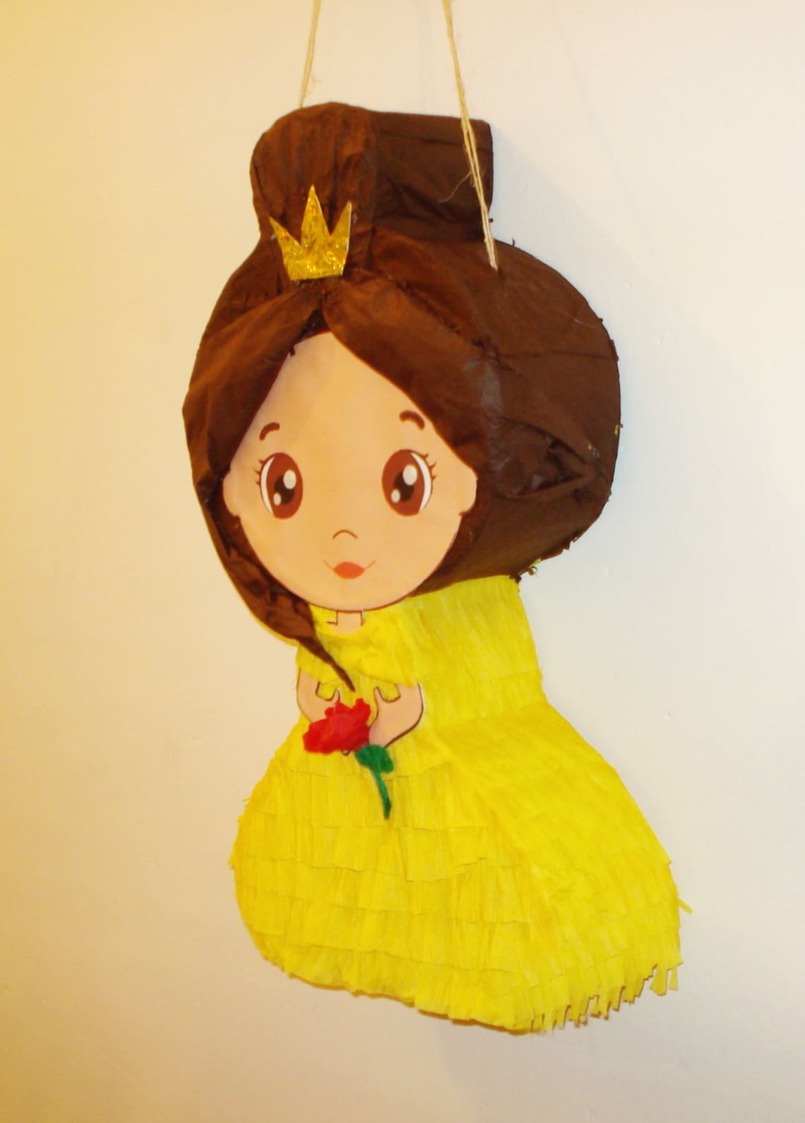Princess Belle Pinata. Beauty and the Beast Theme Party - Etsy