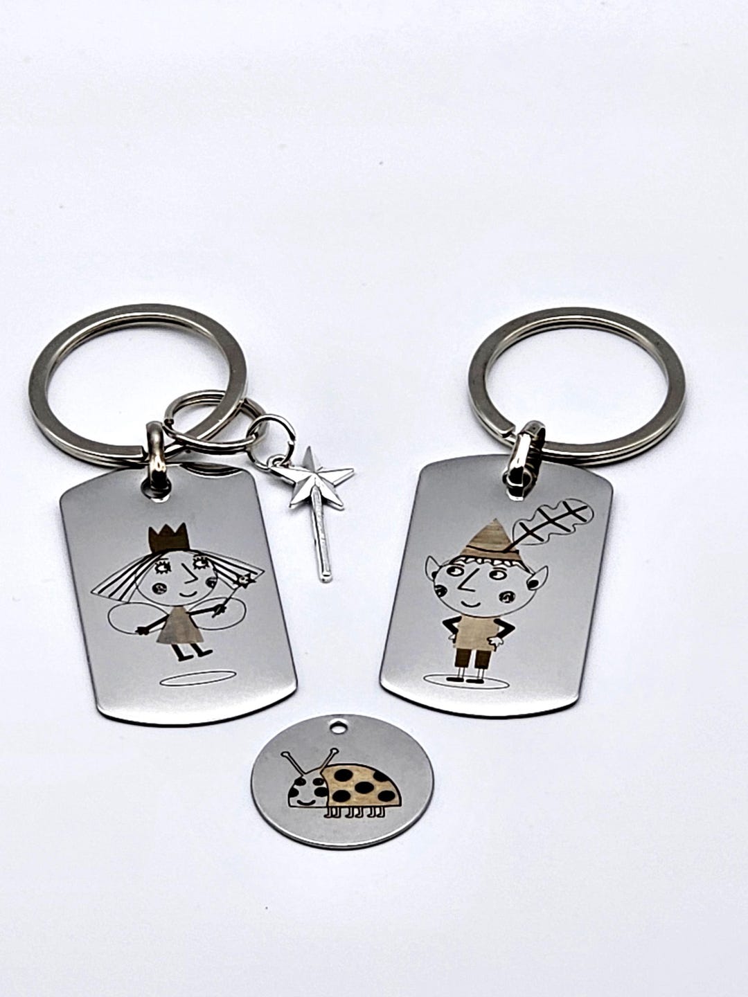Sale Now On! Buy 2 Get 1 Free! Ben and Holly Engraved Key Rings – the ...