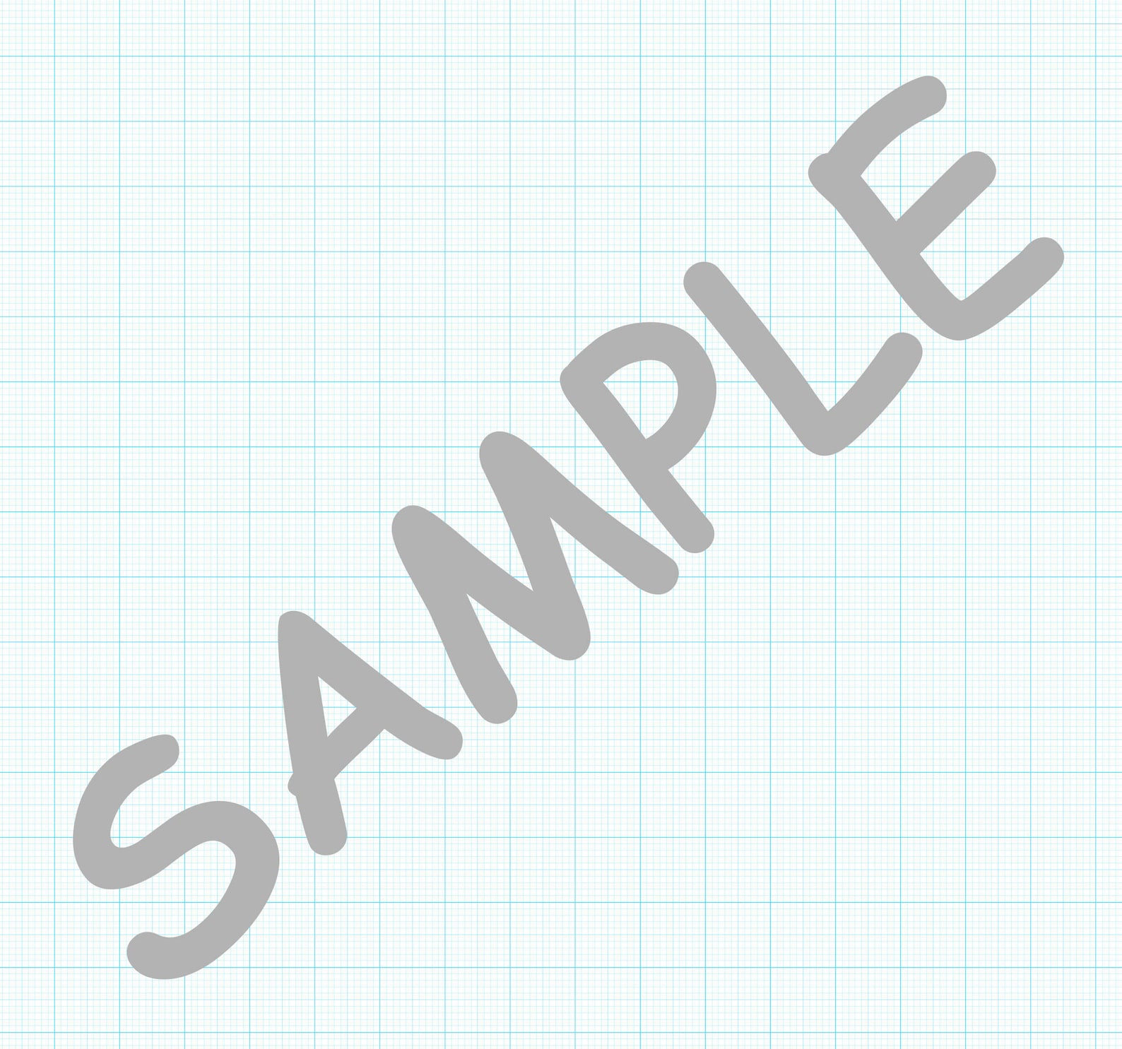 A4 1x1 Mm Square Ruled Paper / Graph Paper With Darker Lines at Every ...