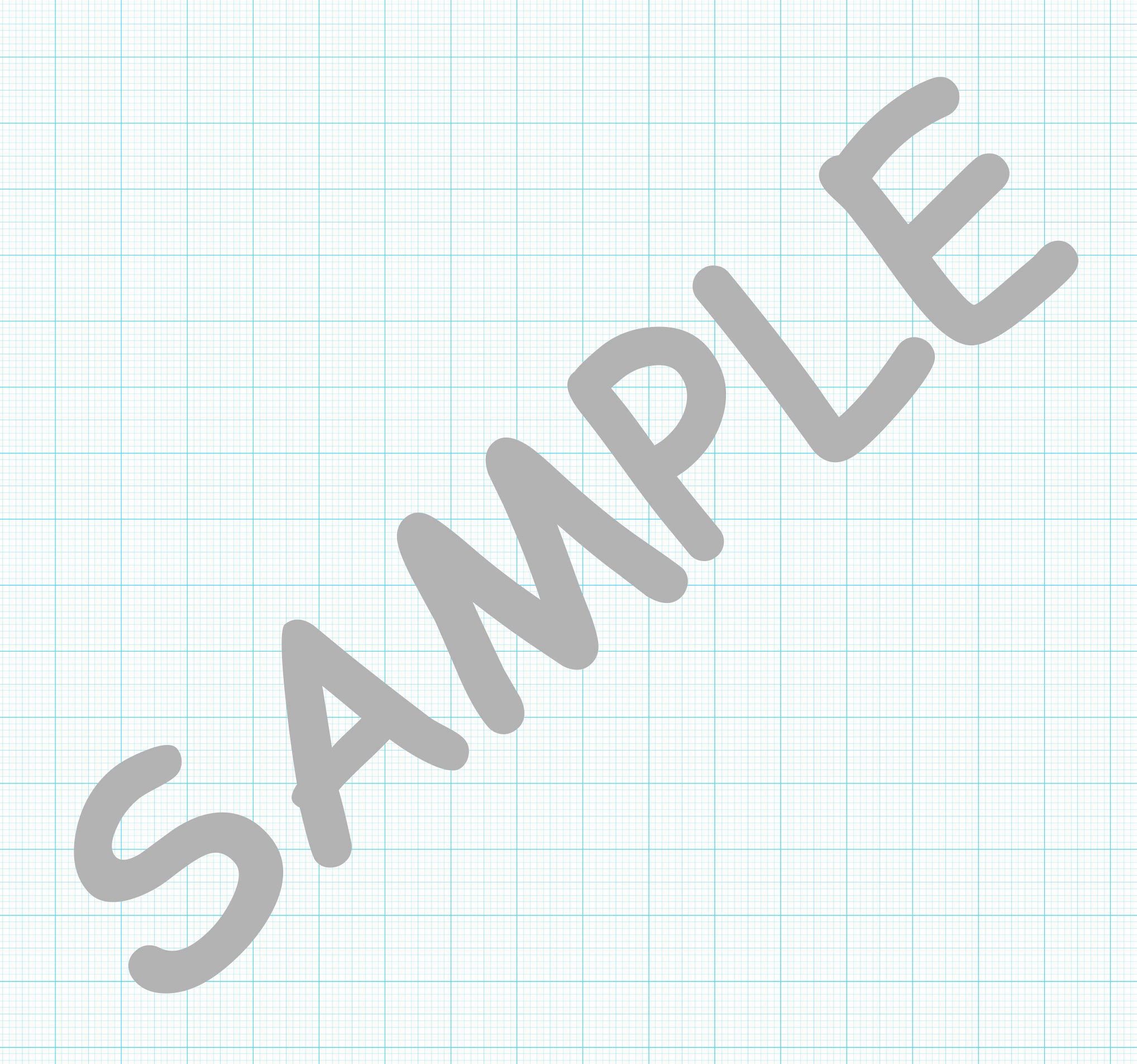 A4 1x1 Mm Square Ruled Paper / Graph Paper With Darker Lines at Every ...