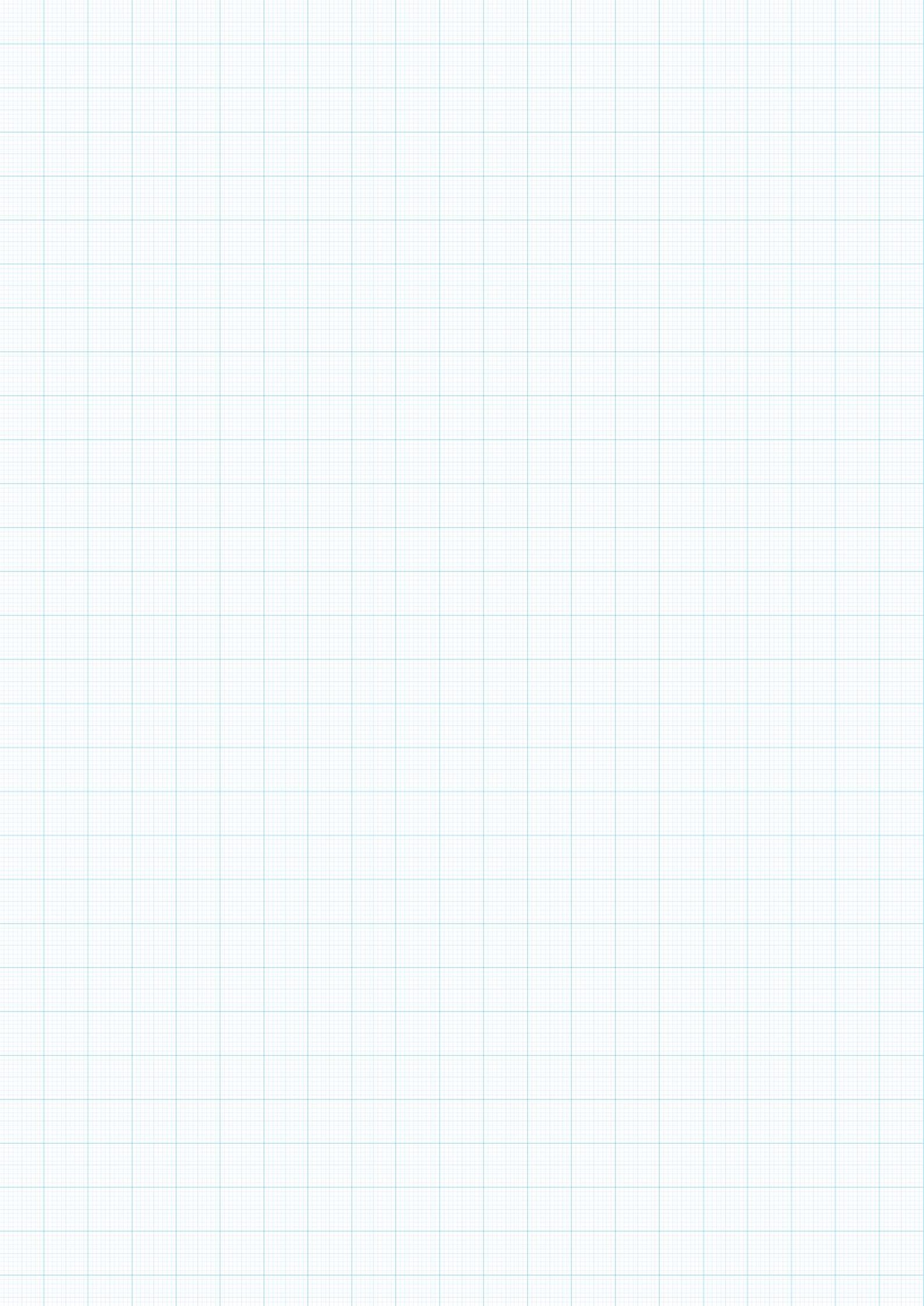 A4 Graph Paper - Ruled Paper 1x1 Square Mm With 5 Mm and 10 Mm ...