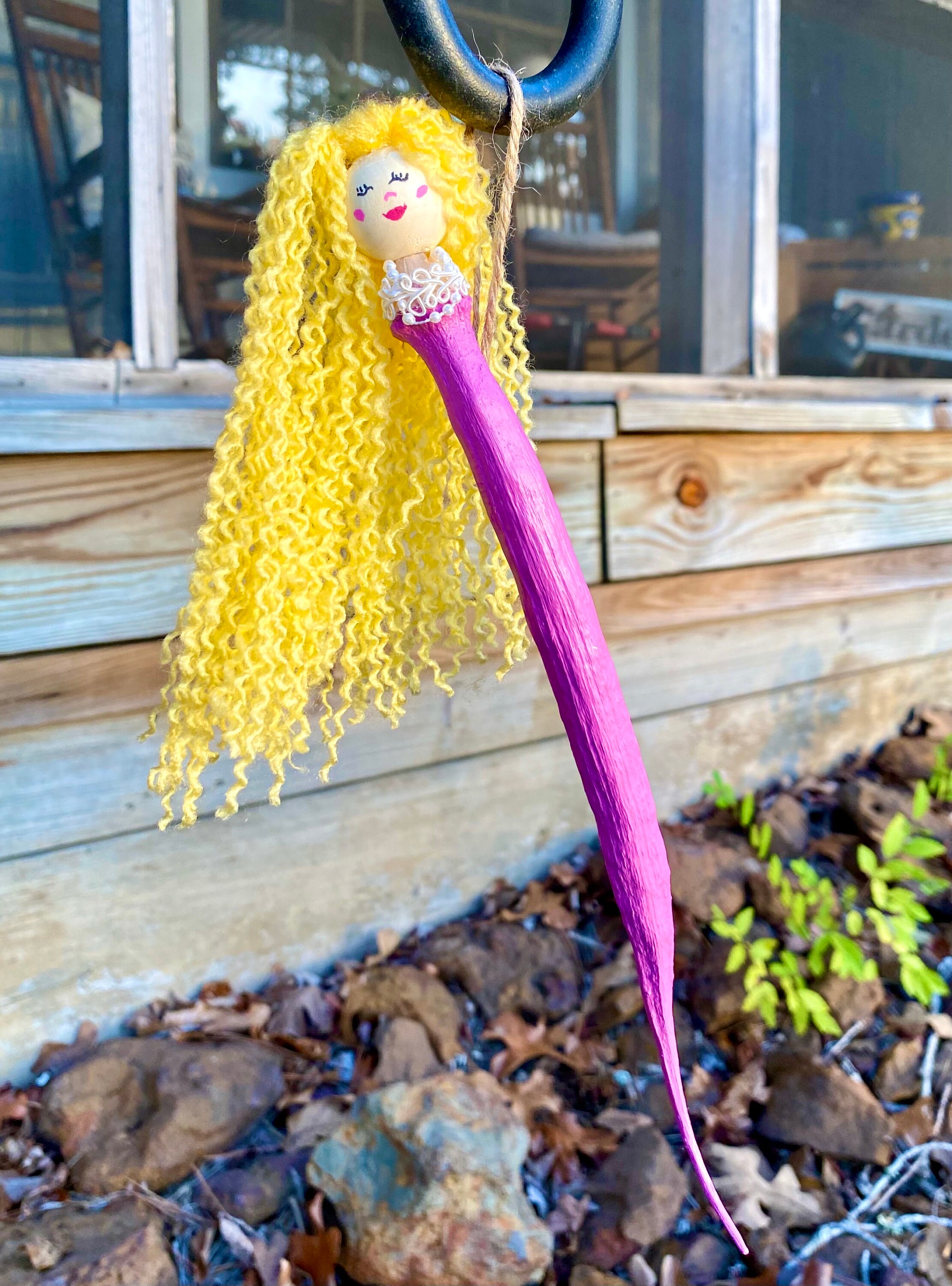 Handmade Mermaid Ornament Made From Dried Okra - Etsy