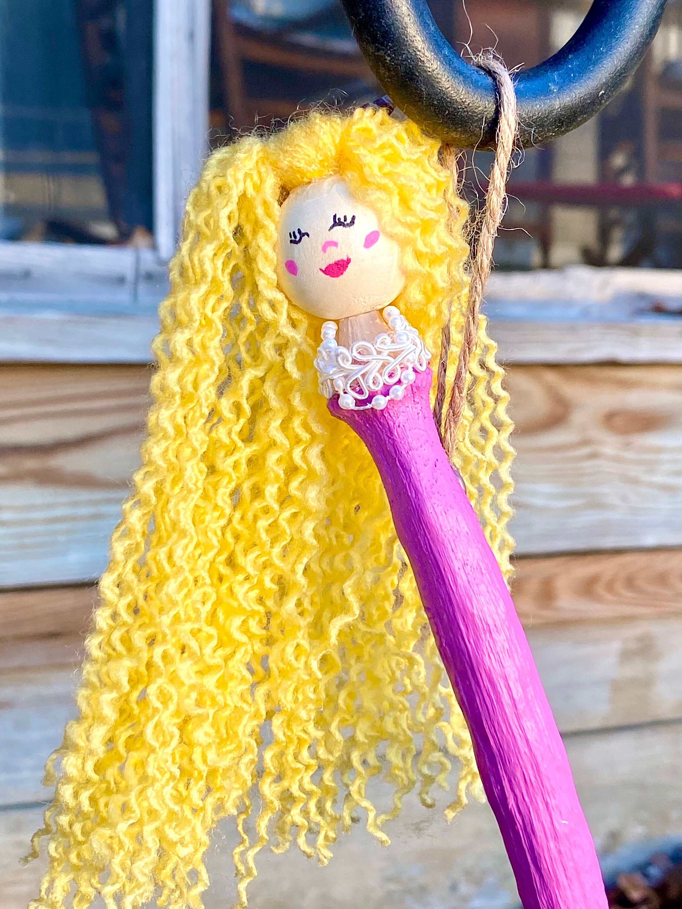 Handmade Mermaid Ornament Made From Dried Okra - Etsy