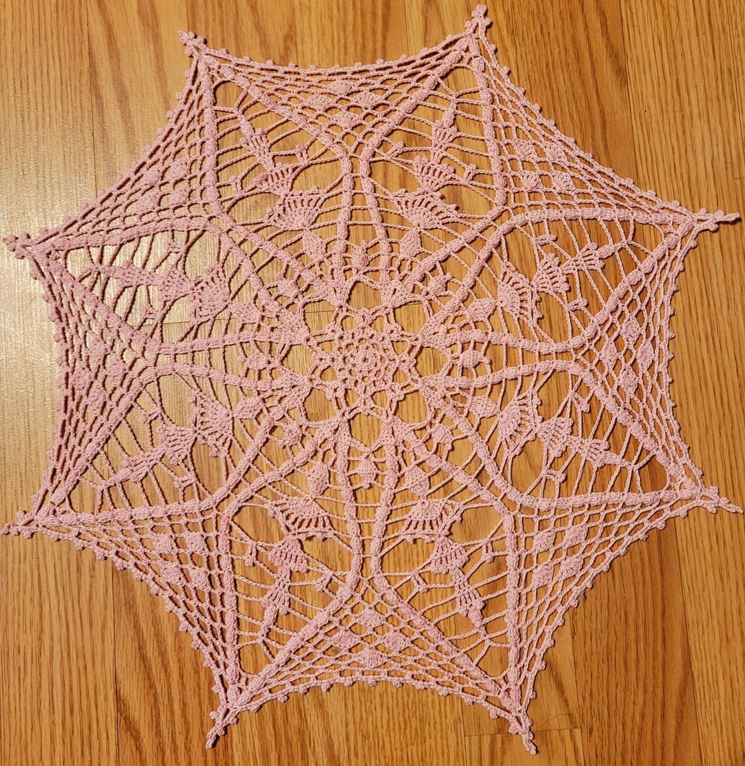 Medium Sized Light Pink Doily - Etsy