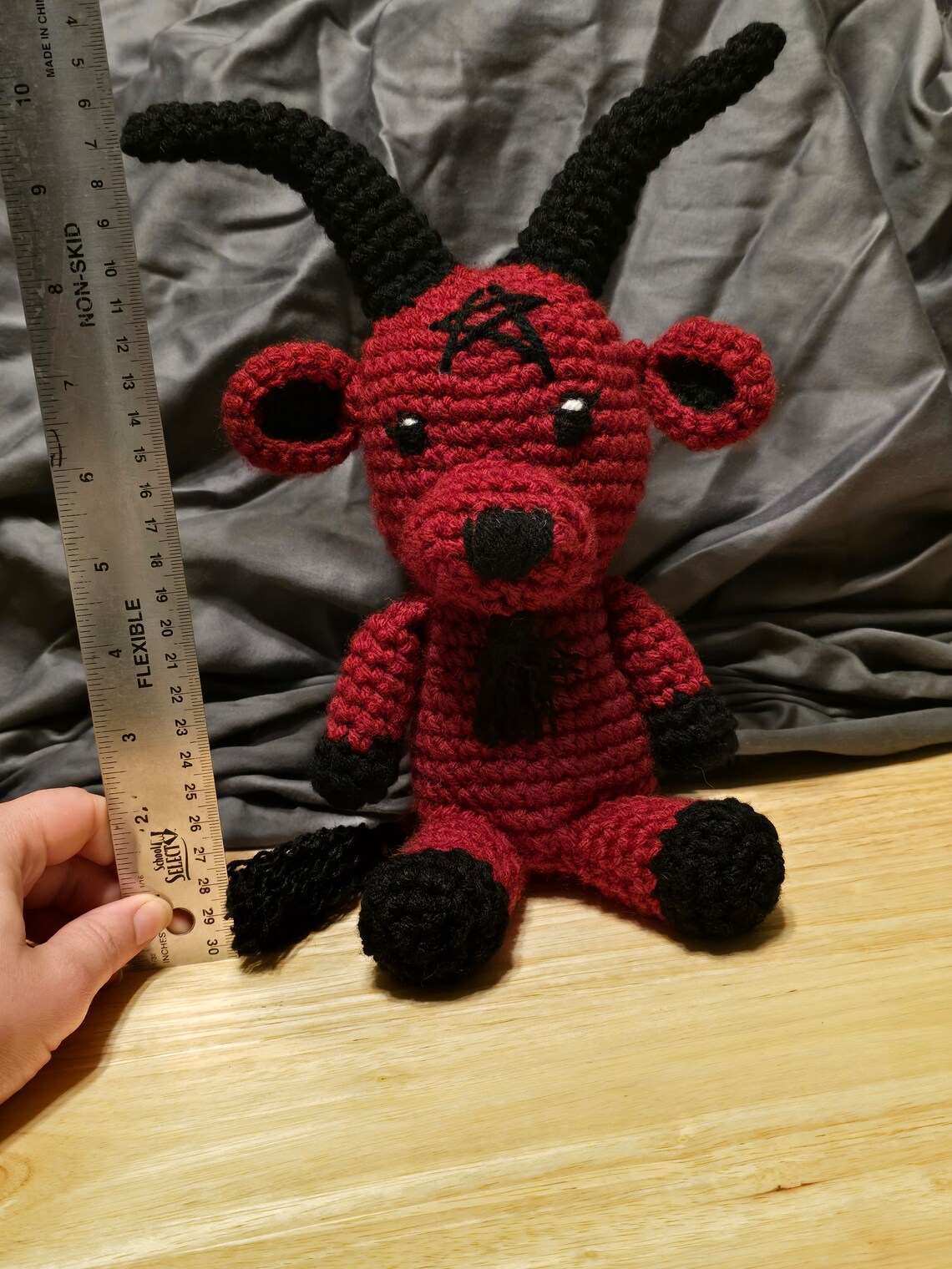 Hell Goat Demon Goat Baphomet Red/black - Etsy