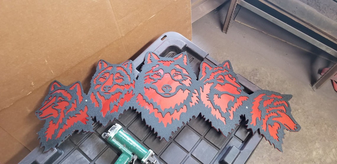 Wolf Head DXF File Only - Etsy