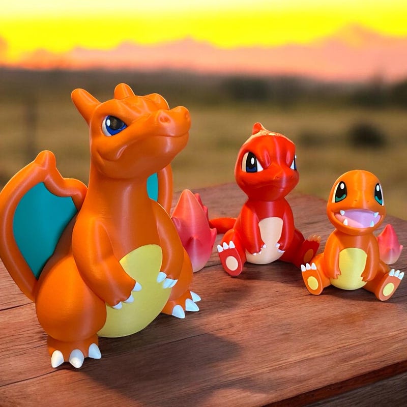 Charmander Evolution - Etsy