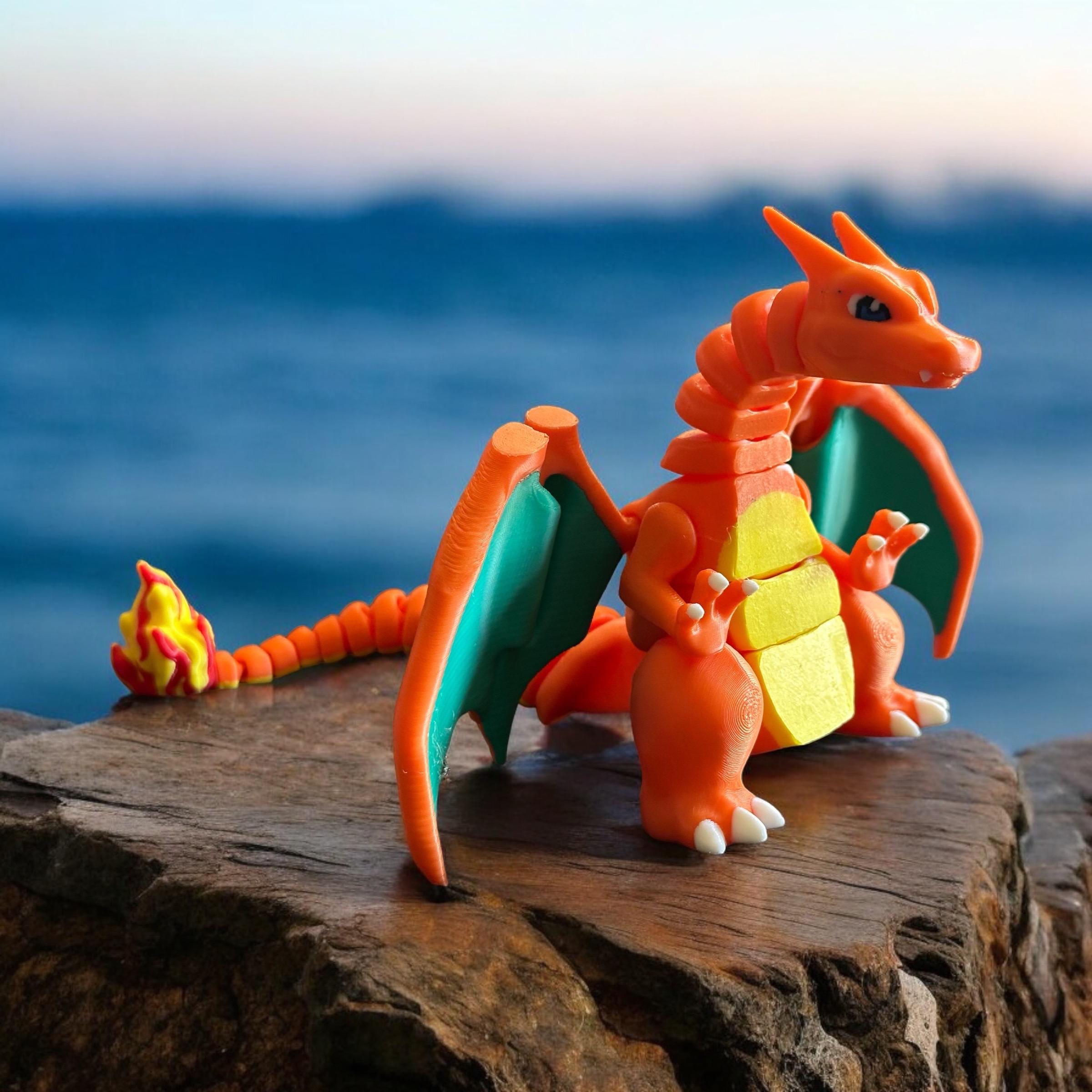 Flexi Charizard / Flexi Dragon 3D Printed - Etsy
