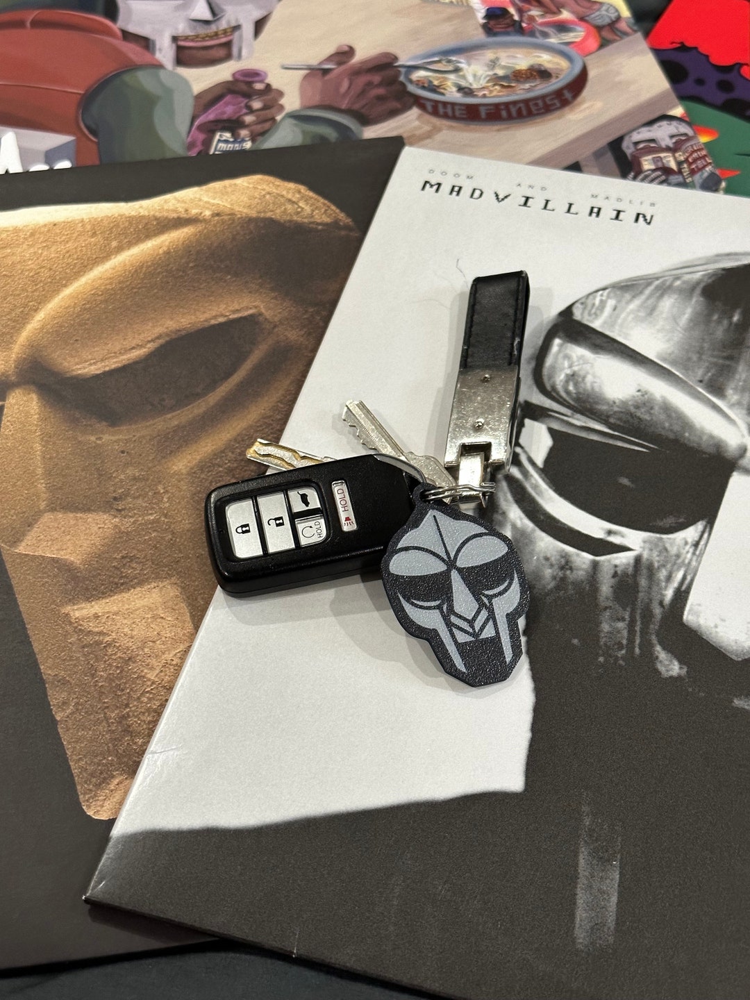 MF DOOM Mask Keychain - Etsy