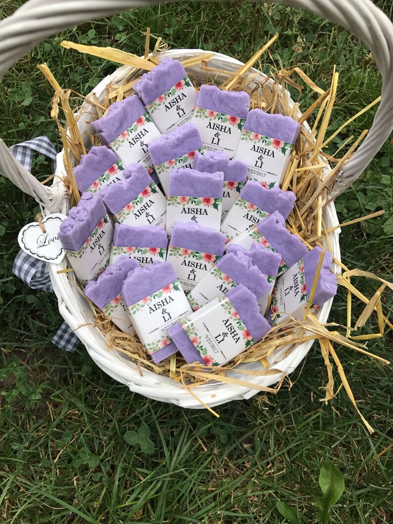 Mini wedding favor soaps personalized soaps favors handmade | Etsy