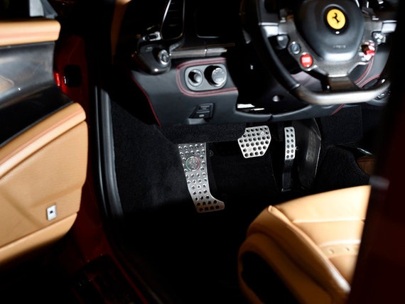 FERRARI 458 488 Premium Footrest 1pc Steel Pad Dead Rest | Etsy
