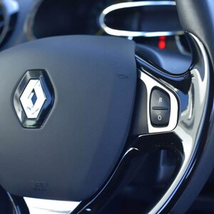 RENAULT CLIO IV 4 Steering Wheel Controls Cover Quality Crafted Custom ...
