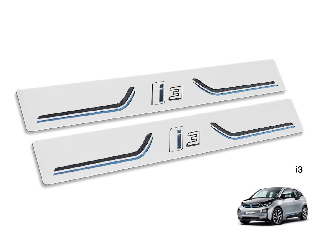 BMW I3 I3s Door Sills 2pcs Custom Made Stainless Steel Car Scuff Panel ...